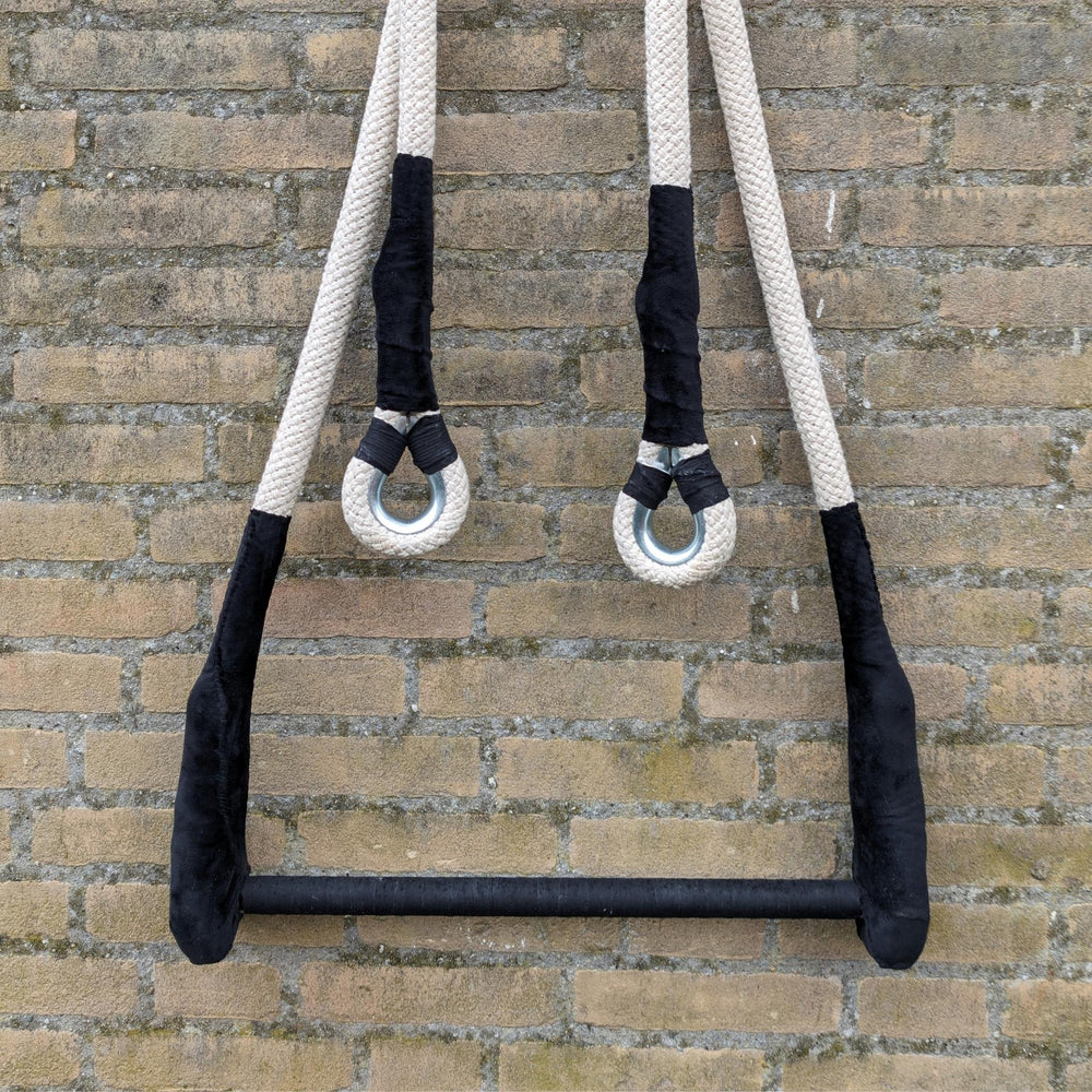 Aerial Trapeze Dance Static Off-White and Black Cotton Rope Pre-taped ...