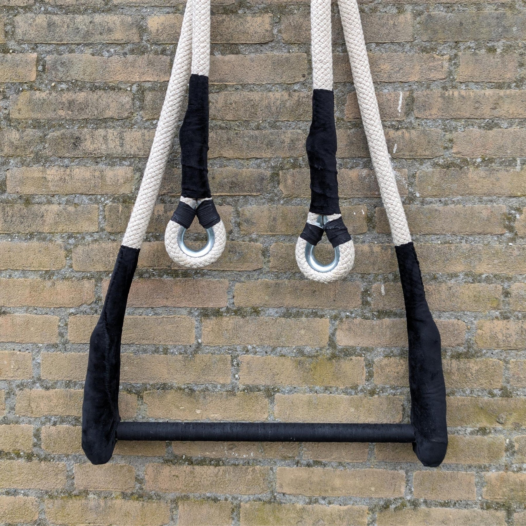 Aerial Trapeze Dance Static Off-White and Black Cotton Rope Pre-taped ...