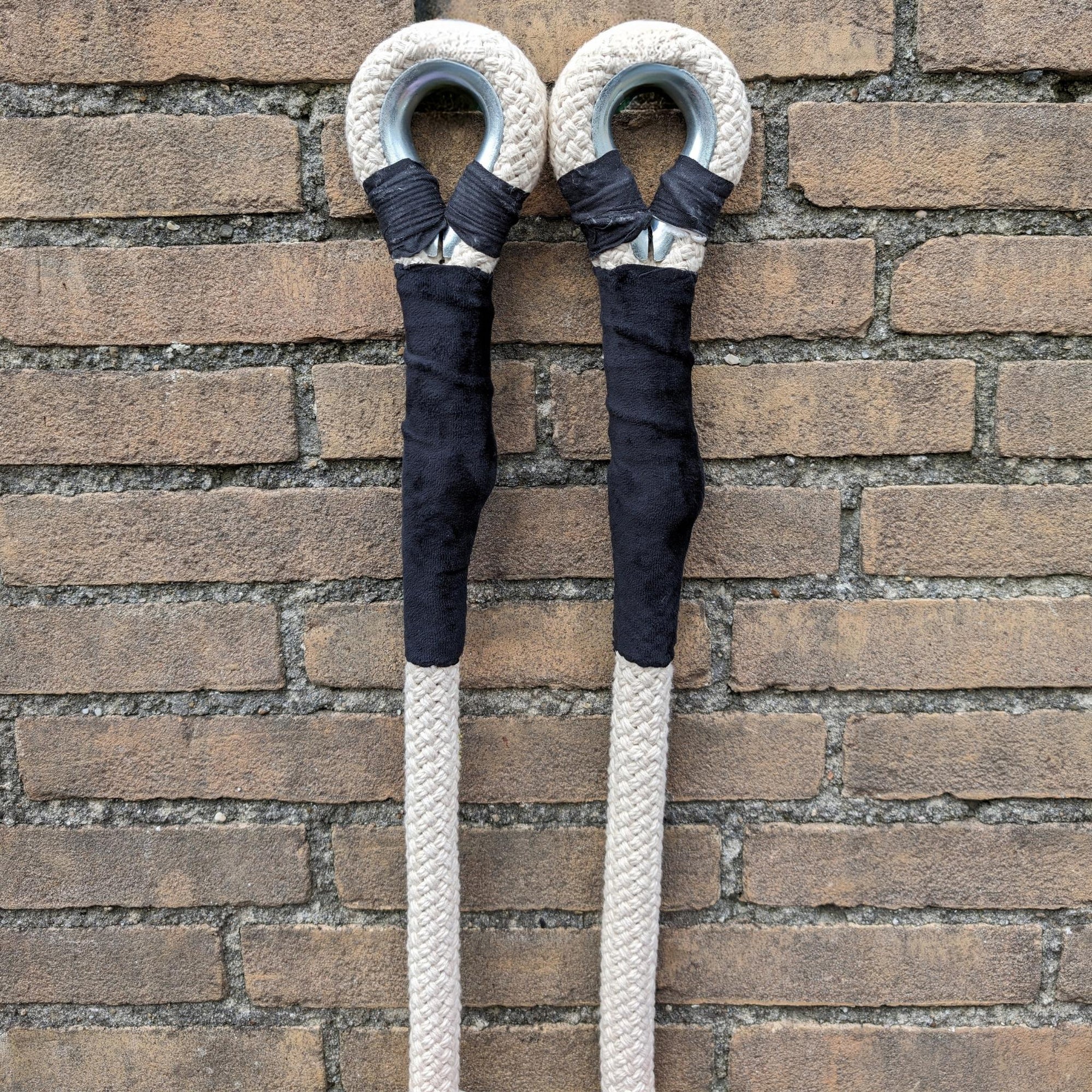 Aerial Trapeze Dance Static Off-White and Black Cotton Rope Pre-taped ...